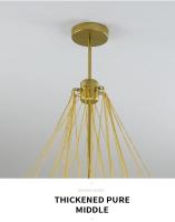 China Modern Glass Ball Chandelier Black Gold Frosted Glass bubble light (WH-GP-190) for sale