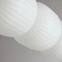 China White glass bulb chandelier Long glass pendant lamp (WH-GP-191) for sale