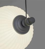 China White glass bulb chandelier Long glass pendant lamp (WH-GP-191) for sale