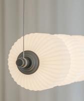 China White glass bulb chandelier Long glass pendant lamp (WH-GP-191) for sale