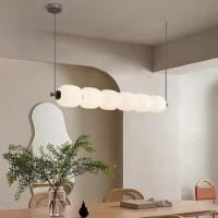 China White glass bulb chandelier Long glass pendant lamp (WH-GP-191) for sale