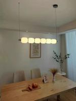 China White glass bulb chandelier Long glass pendant lamp (WH-GP-191) for sale