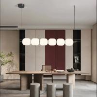 China White glass bulb chandelier Long glass pendant lamp (WH-GP-191) for sale