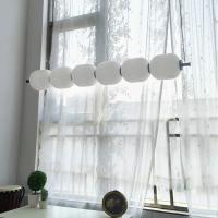 China White glass bulb chandelier Long glass pendant lamp (WH-GP-191) for sale