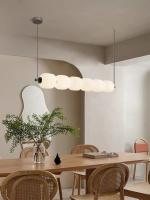 China White glass bulb chandelier Long glass pendant lamp (WH-GP-191) for sale