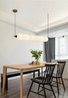 China White glass bulb chandelier Long glass pendant lamp (WH-GP-191) for sale