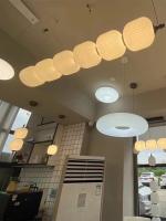 China White glass bulb chandelier Long glass pendant lamp (WH-GP-191) for sale