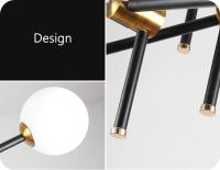 China Nordic mid century modern chandelier Dining room Bubble glass ball chandelier (WH-GP-192) for sale