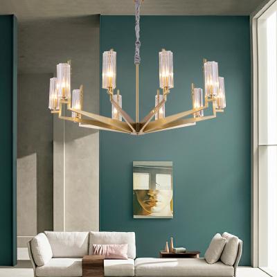 China Crystal Pendant Lights for Indoor home Lighting Gold Color Chandelierr (WH-AP-103) for sale