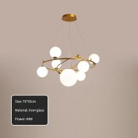 China Modern rings chandelier design creative glass ball lamp (WH-GP-193) for sale