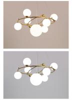China Modern rings chandelier design creative glass ball lamp (WH-GP-193) for sale