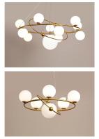 China Modern rings chandelier design creative glass ball lamp (WH-GP-193) for sale