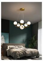 China Modern rings chandelier design creative glass ball lamp (WH-GP-193) for sale