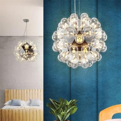 China Taraxacum Suspension lamp Nordic Glass bubble pendant light (WH-GP-194) for sale