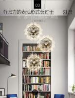 China Taraxacum Suspension lamp Nordic Glass bubble pendant light (WH-GP-194) for sale