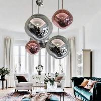 China Nordic Lava Glass Chandelier for Bedroom Bedside Dining Room Pendant Lamp  (WH-GP-195) for sale