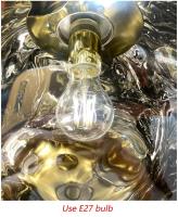 China Nordic Lava Glass Chandelier for Bedroom Bedside Dining Room Pendant Lamp  (WH-GP-195) for sale