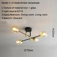 China Simple Modern Led Ceiling Lamp Golden Living Room Bedroom Dining Room Study Home Lighting(WH-GP-196) for sale