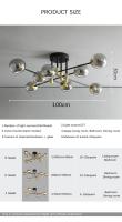 China Simple Modern Led Ceiling Lamp Golden Living Room Bedroom Dining Room Study Home Lighting(WH-GP-196) for sale