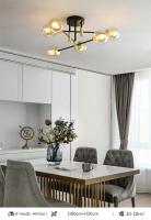 China Simple Modern Led Ceiling Lamp Golden Living Room Bedroom Dining Room Study Home Lighting(WH-GP-196) for sale