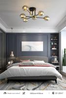 China Simple Modern Led Ceiling Lamp Golden Living Room Bedroom Dining Room Study Home Lighting(WH-GP-196) for sale