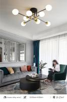 China Simple Modern Led Ceiling Lamp Golden Living Room Bedroom Dining Room Study Home Lighting(WH-GP-196) for sale