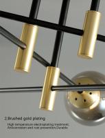 China Simple Modern Led Ceiling Lamp Golden Living Room Bedroom Dining Room Study Home Lighting(WH-GP-196) for sale