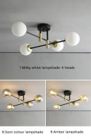 China Simple Modern Led Ceiling Lamp Golden Living Room Bedroom Dining Room Study Home Lighting(WH-GP-196) for sale
