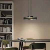 China Modern LED Amber Glass Chandelier for Restaurant Bedroom Living Room Bar Pendant Lights (WH-GP-197) for sale