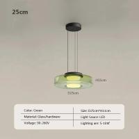 China Modern LED Amber Glass Chandelier for Restaurant Bedroom Living Room Bar Pendant Lights (WH-GP-197) for sale