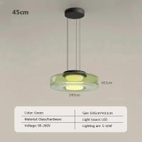China Modern LED Amber Glass Chandelier for Restaurant Bedroom Living Room Bar Pendant Lights (WH-GP-197) for sale