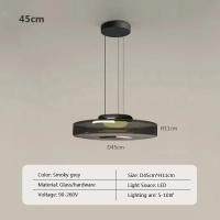 China Modern LED Amber Glass Chandelier for Restaurant Bedroom Living Room Bar Pendant Lights (WH-GP-197) for sale