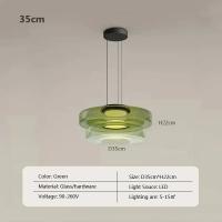 China Modern LED Amber Glass Chandelier for Restaurant Bedroom Living Room Bar Pendant Lights (WH-GP-197) for sale