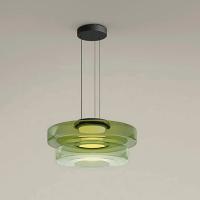 China Modern LED Amber Glass Chandelier for Restaurant Bedroom Living Room Bar Pendant Lights (WH-GP-197) for sale