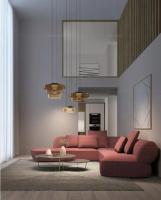 China Modern LED Amber Glass Chandelier for Restaurant Bedroom Living Room Bar Pendant Lights (WH-GP-197) for sale