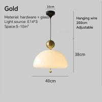 China Medieval French Retro Pendant Light Post-modern Living Dining Room Chandelier (WH-GP-198) for sale
