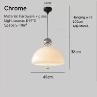 China Medieval French Retro Pendant Light Post-modern Living Dining Room Chandelier (WH-GP-198) for sale