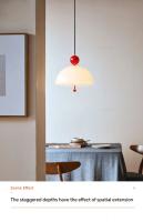 China Medieval French Retro Pendant Light Post-modern Living Dining Room Chandelier (WH-GP-198) for sale
