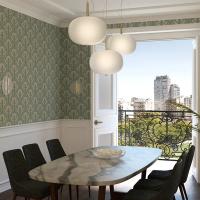 China Scandinavia Pendant Light Big Glass Ball Ceiling Chandelier Suspension Hanging (WH-GP-199) for sale