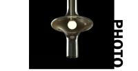 China Smoke Ash Amber Glass Tube Pendant Light Dining Room Bedroom Bedside Kitchen Lamp(WH-GP-200) for sale