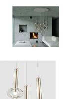 China Smoke Ash Amber Glass Tube Pendant Light Dining Room Bedroom Bedside Kitchen Lamp(WH-GP-200) for sale