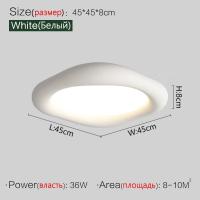 China Children's Room Lights Minimalist dining room lighting Bedroom Resin white ceiling light(WH-MA-296) for sale