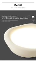 China Children's Room Lights Minimalist dining room lighting Bedroom Resin white ceiling light(WH-MA-296) for sale