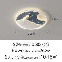 China Kitchen Ceiling Light Decor Indoor Lighting Home bedroom astronaut lamp Children Ceiling Lamp(WH-MA-297) for sale