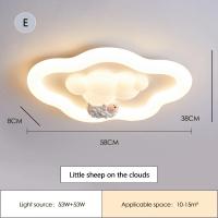 China Baby Room Ceiling Lights Bedroom Decor Nursery Modern Cream Style Cloud Ceiling Lamps(WH-MA-299) for sale