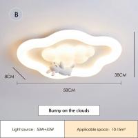 China Baby Room Ceiling Lights Bedroom Decor Nursery Modern Cream Style Cloud Ceiling Lamps(WH-MA-299) for sale