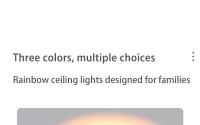 China Princess Room Light Fixtures Bedroom And Warm Simple Cartoon rainbow ceiling light(WH-MA-300) for sale