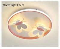 China girl bedroom lamp Indoor Study Salon Creative Decorative pink Butterfly ceiling lamp(WH-MA-301) for sale