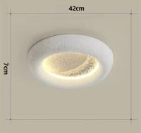China kids room decorative lighting fixture cream breeze Minimalist Wabi Sabi moon ceiling light(WH-MA-302) for sale