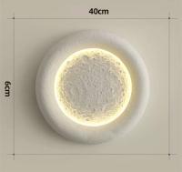 China kids room decorative lighting fixture cream breeze Minimalist Wabi Sabi moon ceiling light(WH-MA-302) for sale